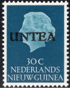 Stamp: Queen Juliana (Netherlands New Guinea(UNTEA Overprint - First ...