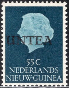 Stamp: Queen Juliana (Netherlands New Guinea(UNTEA Overprint - First ...