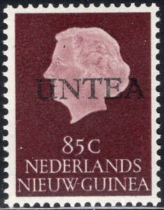 Stamp: Queen Juliana (Netherlands New Guinea(UNTEA Overprint - First ...