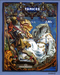Sello: Tapestries (España(Patrimonio Nacional 2012. Tapices) Mi:ES ...