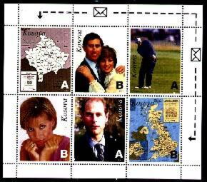 Stamp: Famous People (Kosovo: Illegal StampsCol:KO 1999-02
