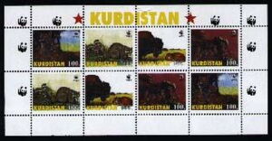 Stamp: Wwf (KurdistanCol:KU 1998-01