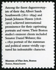 Stamp: Portrait of Daniel Webster (United States of America(Master of ...