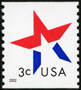 Stamp: Star (United States of America(Star) Mi:US 3582,Sn:US 3615,Yt:US ...