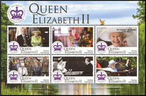 Stamp: In Loving Memory Queen Elizabeth II (1926-2022) (Penrhyn(In ...