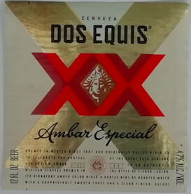 Drink Label: Dos Equis Ámbar Especial (Cervecería Cuauhtémoc Moctezuma ...