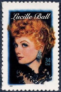 Stamp: Lucille Ball (United States of America(Legends of Hollywood) Mi ...