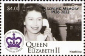 Stamp: Queen Elizabeth II - Overprinted (Niuafo'ou(In Loving Memory of ...
