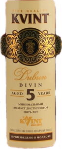 Etiqueta de bebida: Kvint Divin Aged 5 Years (Tiraspol Winery ...