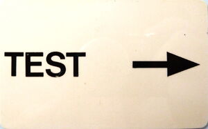 Phonecard: TEST (Black Arrow) (Test, Proof, Sample & Demo Cards, South ...