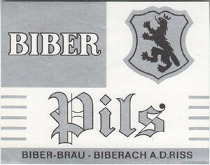 Drink Label: Biber Pils (Biber Bräu, Biberach, Germany, Federal ...