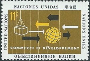 Stamp: Symbols of Trade (UNO New York(Trade and development) Mi:NT-NY ...