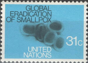 Stamp: Smallpox (UNO New York(Global Eradication of Smallpox) Mi:NT-NY ...