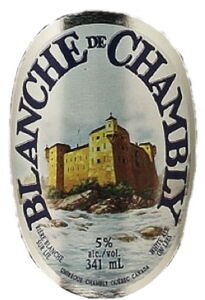 Drink Label: Blanche De Chambly Ale On Lees (Unibroue Inc., CanadaCol ...
