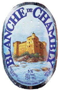 Drink Label: Blanche De Chambly White Ale On Lees (Unibroue Inc ...