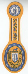 Drink Label: Schloss Pils (Feldschlößchen Brauerei AG Braunschweig ...