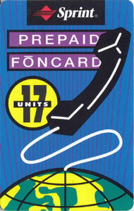 Phonecard: Sprint Prepaid Foncard 17 Units (Sprint (SPR), United States ...