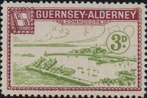 Stamp: St. Peter Port Harbour (Alderney: Private Mail Stamps(Guernsey ...