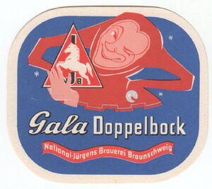 Drink Label: Gala Doppelbock (National Jürgens Brauerei, Braunschweig ...