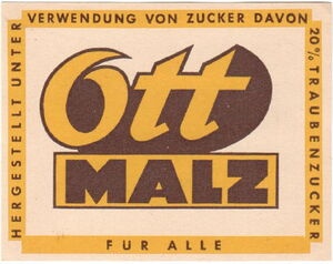 Drink Label: Ott Malz (Schussenrieder Erlebnisbrauerei, Germany ...