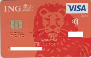Bank Card: Orange Lion (ING Bank Śląski SA, PolandCol:PL-VI-0041.11
