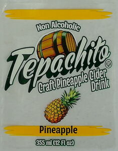 Drink Label: Tepachito Craft Pineapple Cider Drink (Frumex, MexicoCol ...