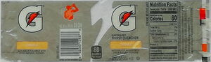 Etiqueta de bebida: Gatorade Orange (Gatorade Co., Estados Unidos de ...