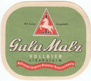 Drink Label: Gala Malz (National Jürgens Brauerei, Braunschweig ...