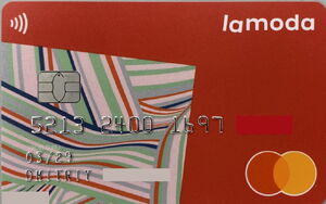 Bank Card: Lamoda (Tinkoff Credit Systems, RussiaCol:RU-MC-2802.02