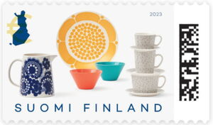 Stamp: Arabia of Finland Dinnerware, 150 Years (Finland(Arabia of ...