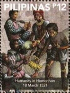 Stamp: Humanity at Homonhon (Philippines(Voyages of Ferdinand Magellan ...