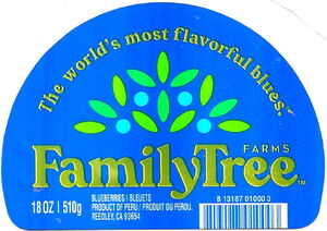 Food Label: Family Tree Farms Blueberries (Family Tree Farms, United ...
