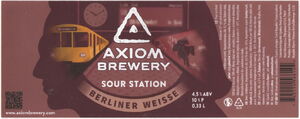Drink Label: Sour Station Berliner Weisse (Axiom brewery, Czech ...