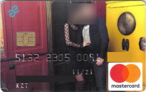 Bank Card: Selfie Card (ForteBank, KazakhstanCol:KZ-MC-0071