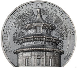 Moneda: 10 Dollars (Beijing – Temple of Heaven) (Islas Cook(2022~Today ...