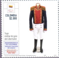Stamp: Traditional Men's Fashion of the Independence Era (Colombia ...