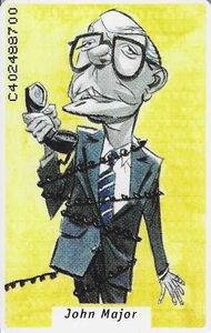 Phonecard: Spitting Image - John Major (kopstaand) (KPN - Chip Cards ...