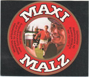 Drink Label: Maxi Malz (Dortmunder Ritter Brauerei, Germany, Federal ...