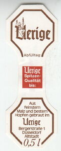 Drink Label: Uerige (Brauhaus Uerige, Germany, Federal RepublicCol:DE ...