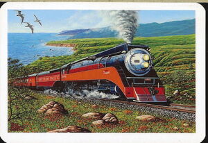 Calendario de Bolsillo: Steam Locomotive Southern Pacific Daylight ...