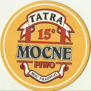 Beer Coaster: Tatra mocne piwo (Browar Żywiec, PolandCol:PL-000682