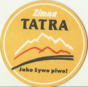 Beer Coaster: Tatra mocne piwo (Browar Żywiec, PolandCol:PL-000682