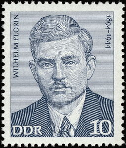 Stamp: Wilhelm Florin (1894-1944) (Germany, Democratic Republic (DDR ...