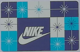 Gift Card: Boxes in Blue, Light Blue & White - White Logo (Nike, United ...