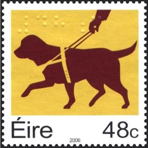 Stamp: Guide Dog (IrelandMi:IE 1712,Sn:IE 1673,Yt:IE 1716,Sg:IE 1794 ...