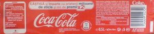 Etiqueta de bebida: Coca-Cola (S.C. Coca-Cola HBC Romania S.R.L ...