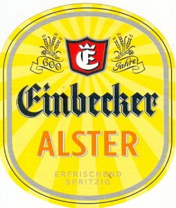 Drink Label: Einbecker Alster (Einbecker Brauhaus AG, Germany, Federal ...