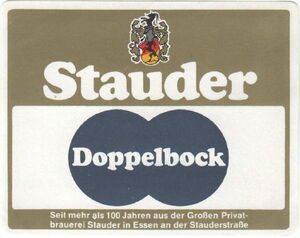 Drink Label: Stauder Doppelbock (Privatbrauerei Jakob Stauder, Germany ...