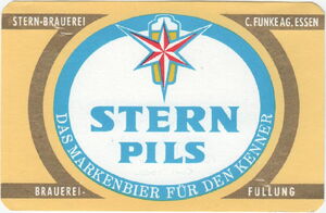 Drink Label: Stern Pils (Stern Brauerei, Germany, Federal RepublicCol ...