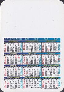 Pocket Calendar: Gemini (Argentina(Zodiac) Col:ARG-2009-Zodiac-002.03
